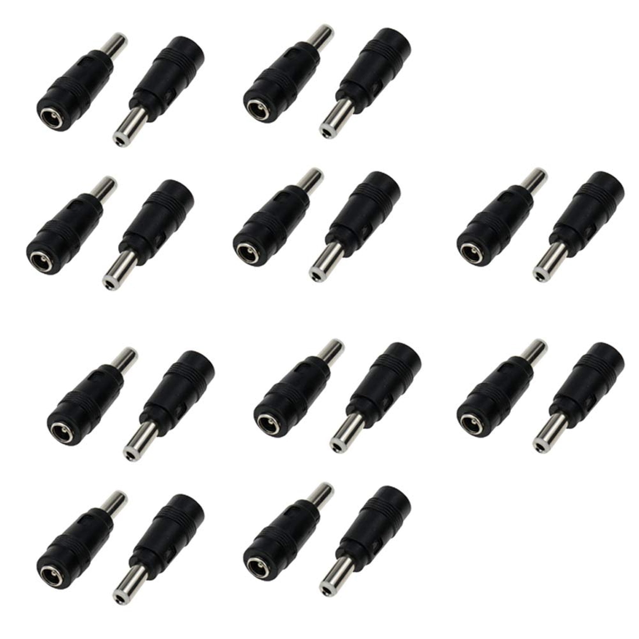 Universal DC Power Adapter Connector Set for Laptops 20pcs 5.5mm x 2 ...