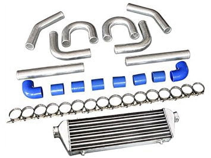 Universal DIY 2.5 inch Intercooler + Piping Kit VW PASSAT JETTA GTI ...