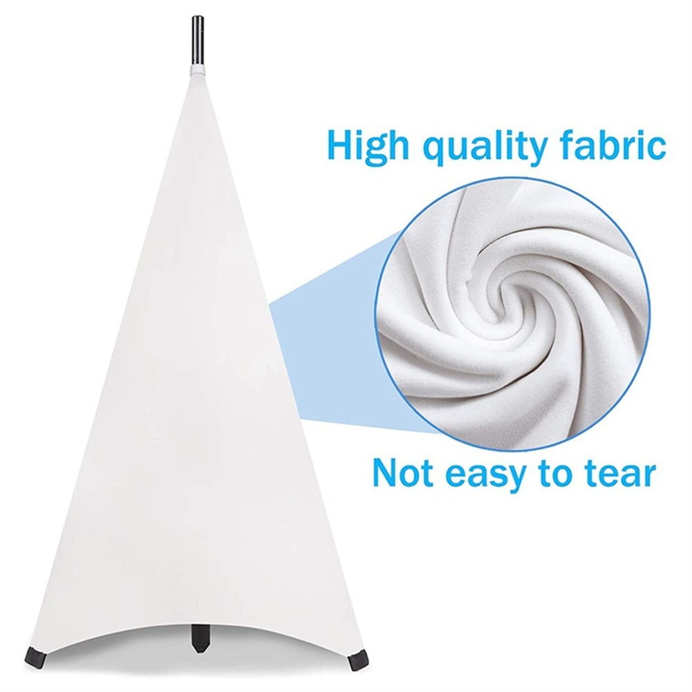 Universal DJ Speaker Stand Cover 360 Degree Tripod Stand Skirt Scrim ...