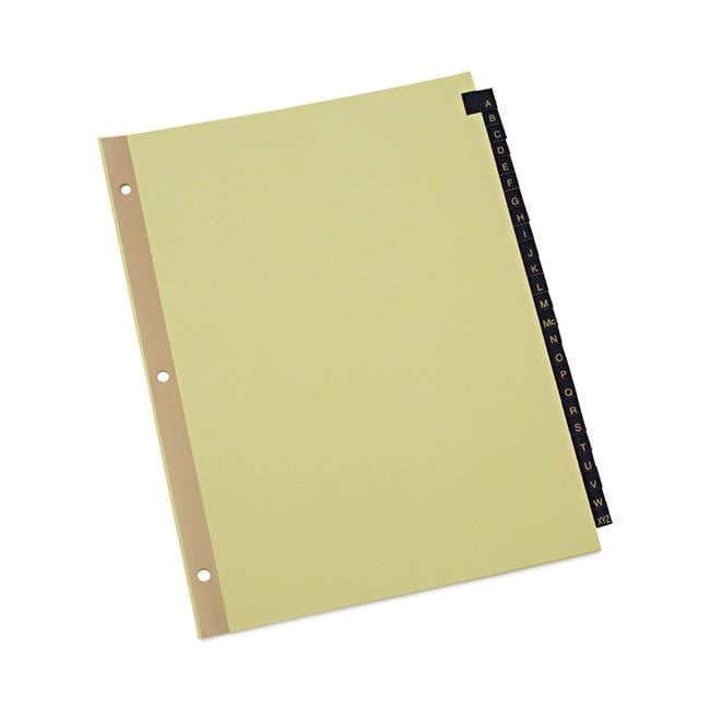 Universal B1428110 Deluxe Preprinted Simulated Leather Tab Dividers ...
