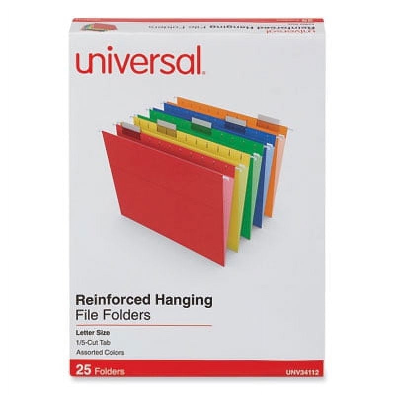 Universal Deluxe Colored Reinforced Recycled Hanging File Folders ...