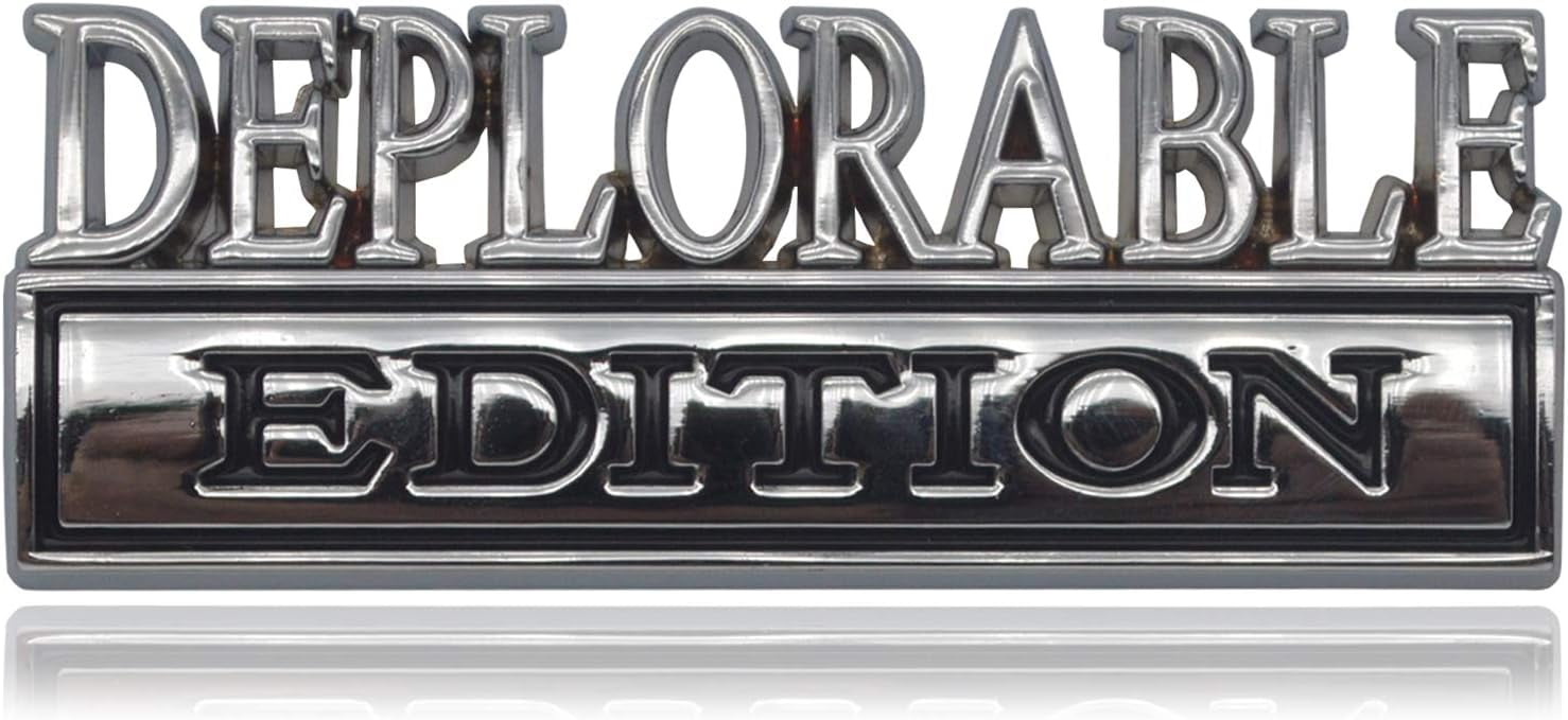 Universal Deplorable Edition Emblem, Trunk Badge Replacement, for Ford ...
