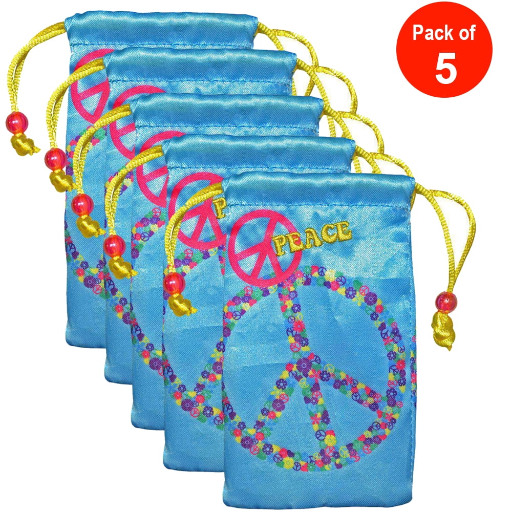 Universal Designer Handy Drawstring Pouch (Pack of 5) Jewelry Wedding ...