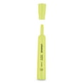 Universal Desk Highlighter, Chisel Tip, Fluorescent Yellow, Dozen ...