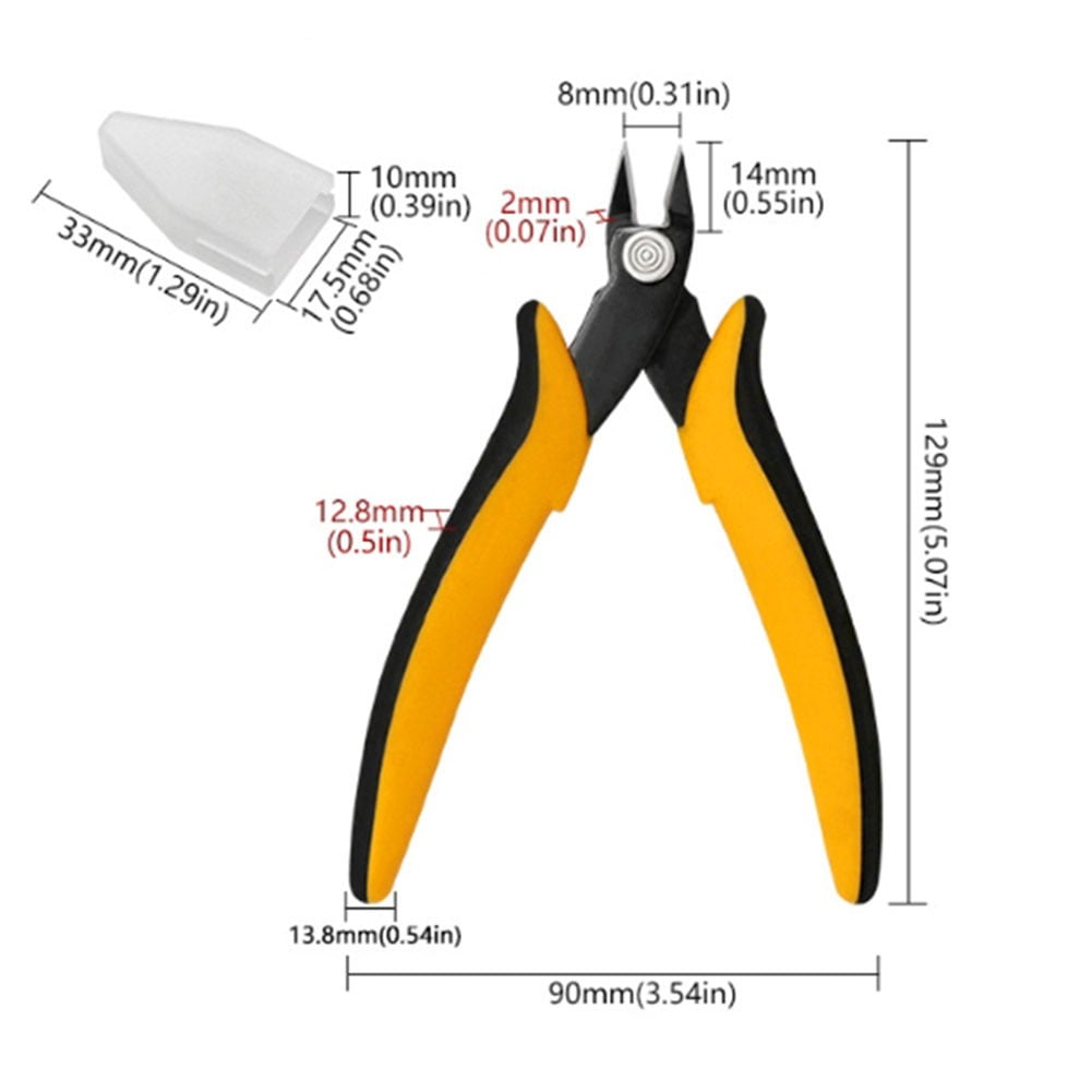 Universal Diagonal Cutting Pliers Precision Wire Cable Cutter Wire ...