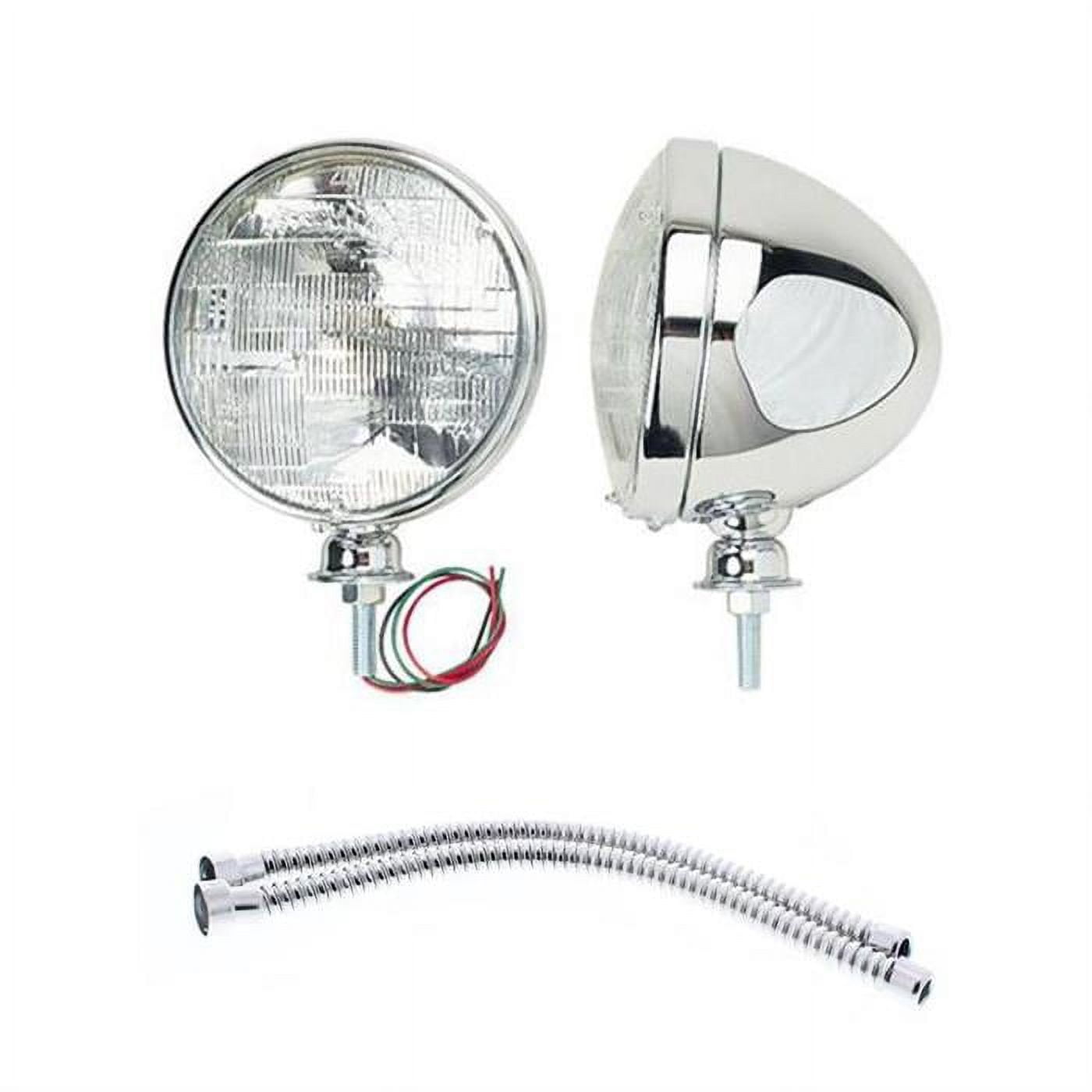 Universal Dietz-Type Stainless Steel 7" Headlights & 12" Conduit Set ...