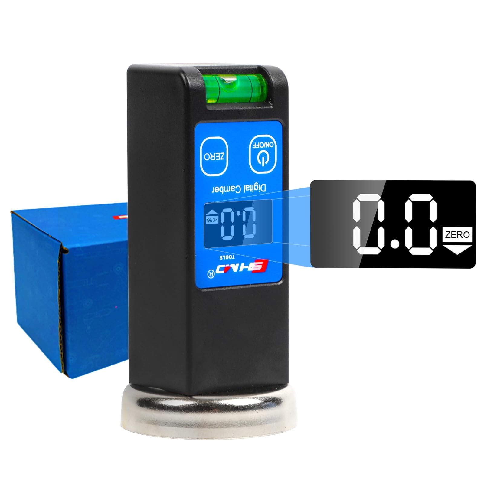 Universal Digital Caster Camber Gauge - BELEY Magnetic LCD Camber Wheel ...