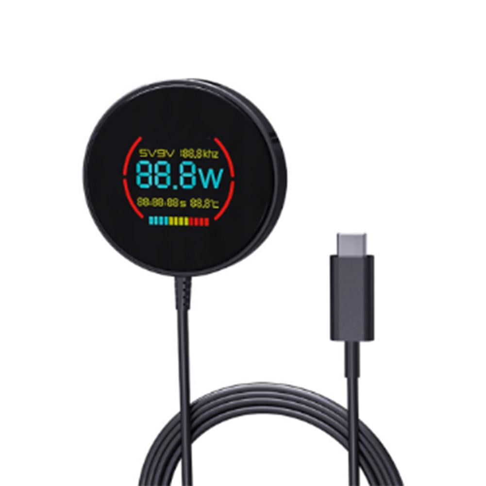 Universal Digital Display Magnetic Wireless Charger for Smart Watches ...