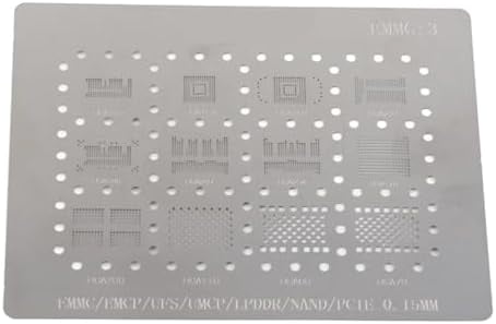 Universal Directly Heat BGA Reballing Net Stencils Templates, Stainless ...