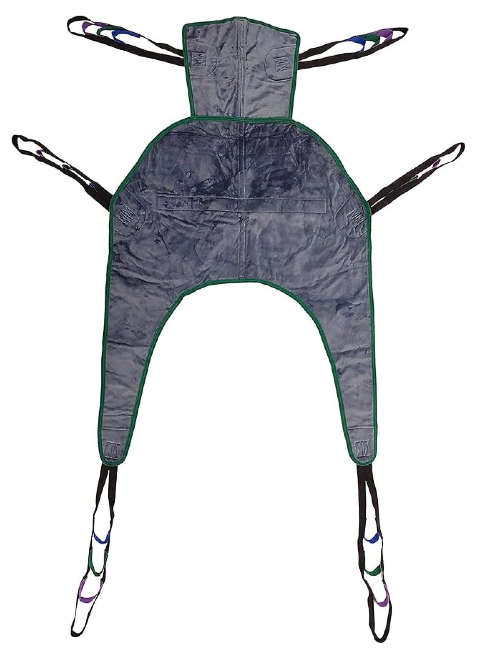 Universal Divided Leg Patient Lift Sling (Large w/Headrest) Compatible ...