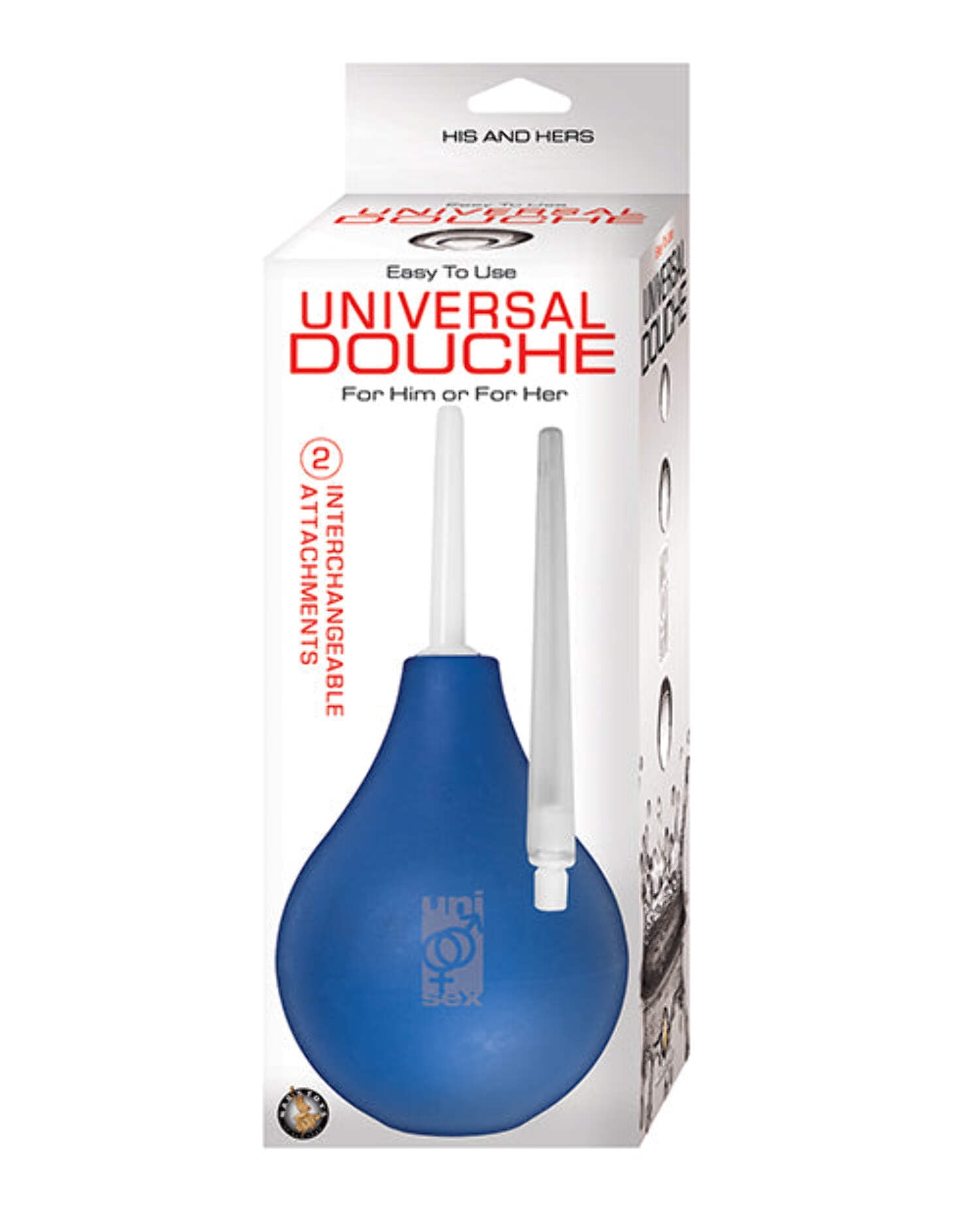 Universal - His or Her Douche - with 2 Interchangeable Attachments ...