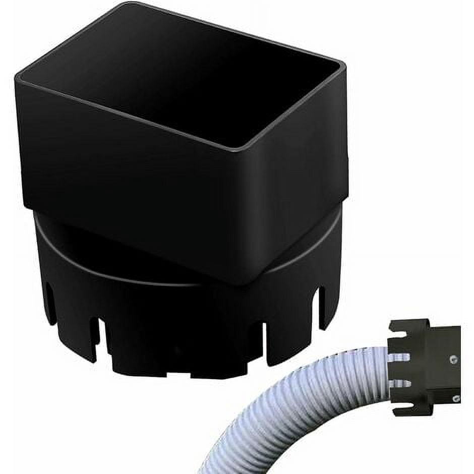 Square To Round Drain Adapter