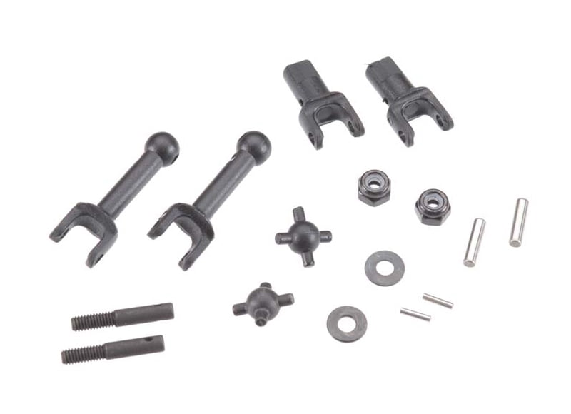 DuraTrax C7463 Universal Drive Shaft-Steel Axle Vendetta TC (2 ...