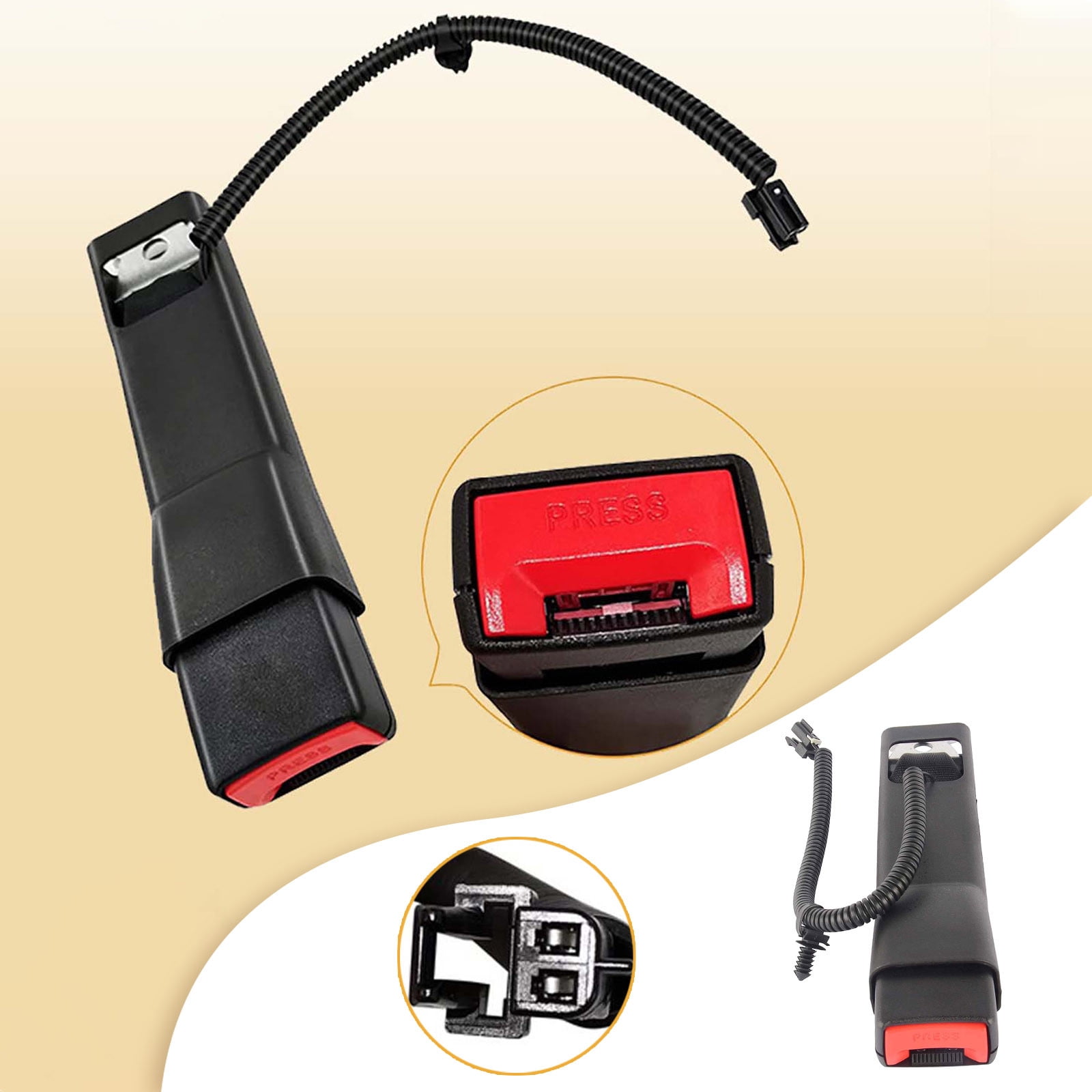 Universal Drivers Seat Belt Buckle – Replacement Car Seat Belt Buckle ...