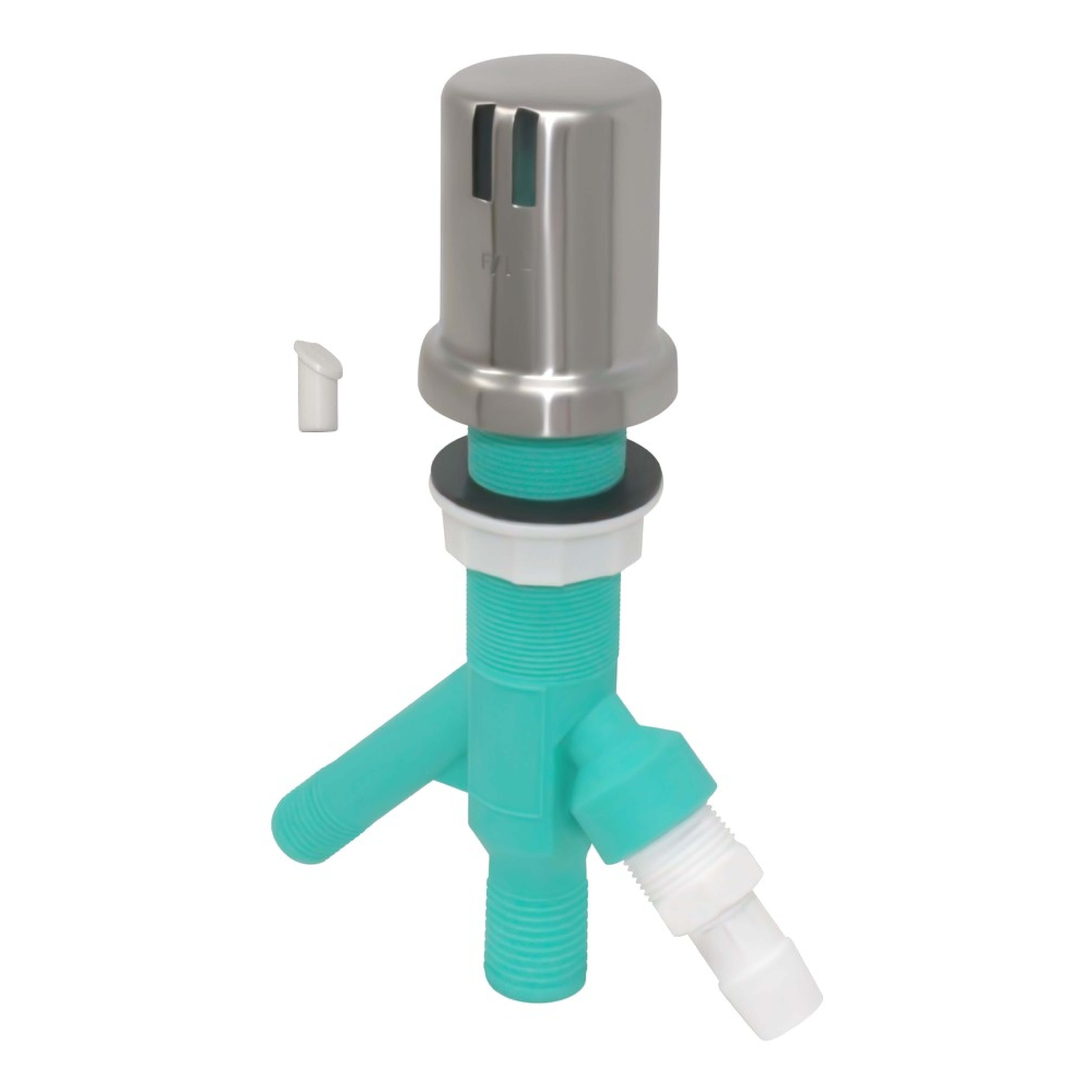 Universal Dual Air Gap with Brushed Stainless Steel Brass Cap and Long ...