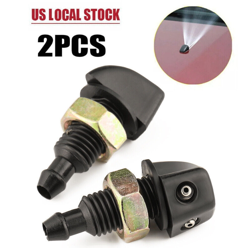Universal Dual Holes Windshield Washer Nozzle Wiper Water Spray Jet ...