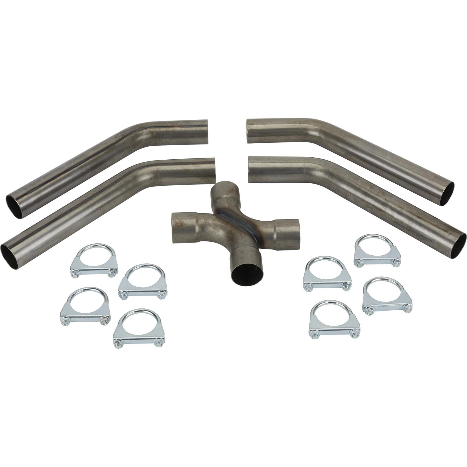 Universal Dual Mandrel X-Pipe Balance Tube Kit, 2-1/4 Inch: Enhance ...