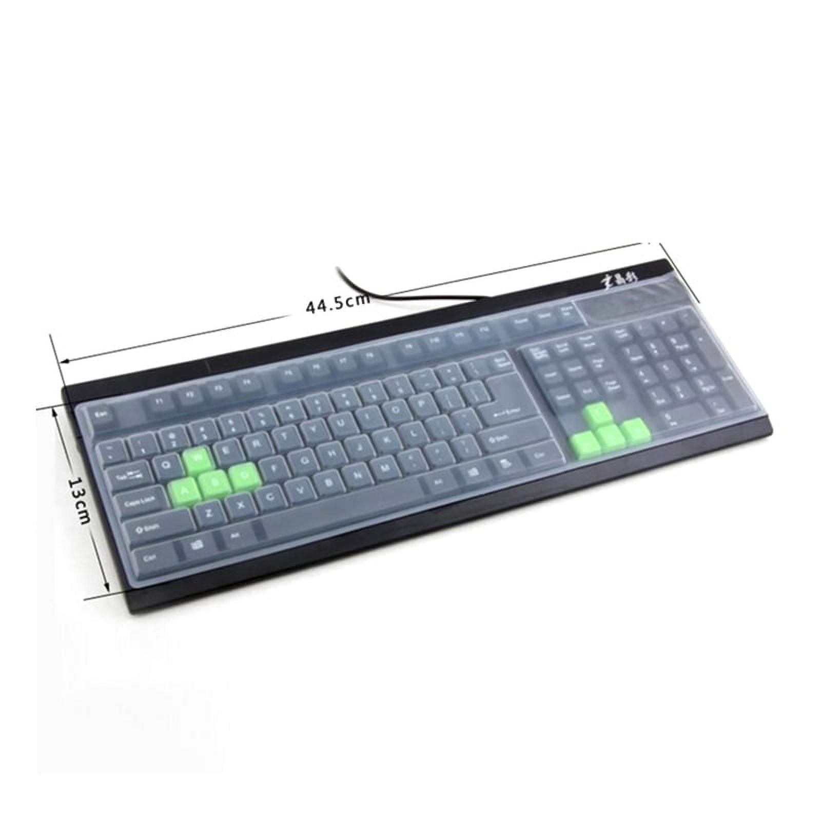 Universal Dustproof Silicone Desktop Computer Keyboard Cover Skin ...