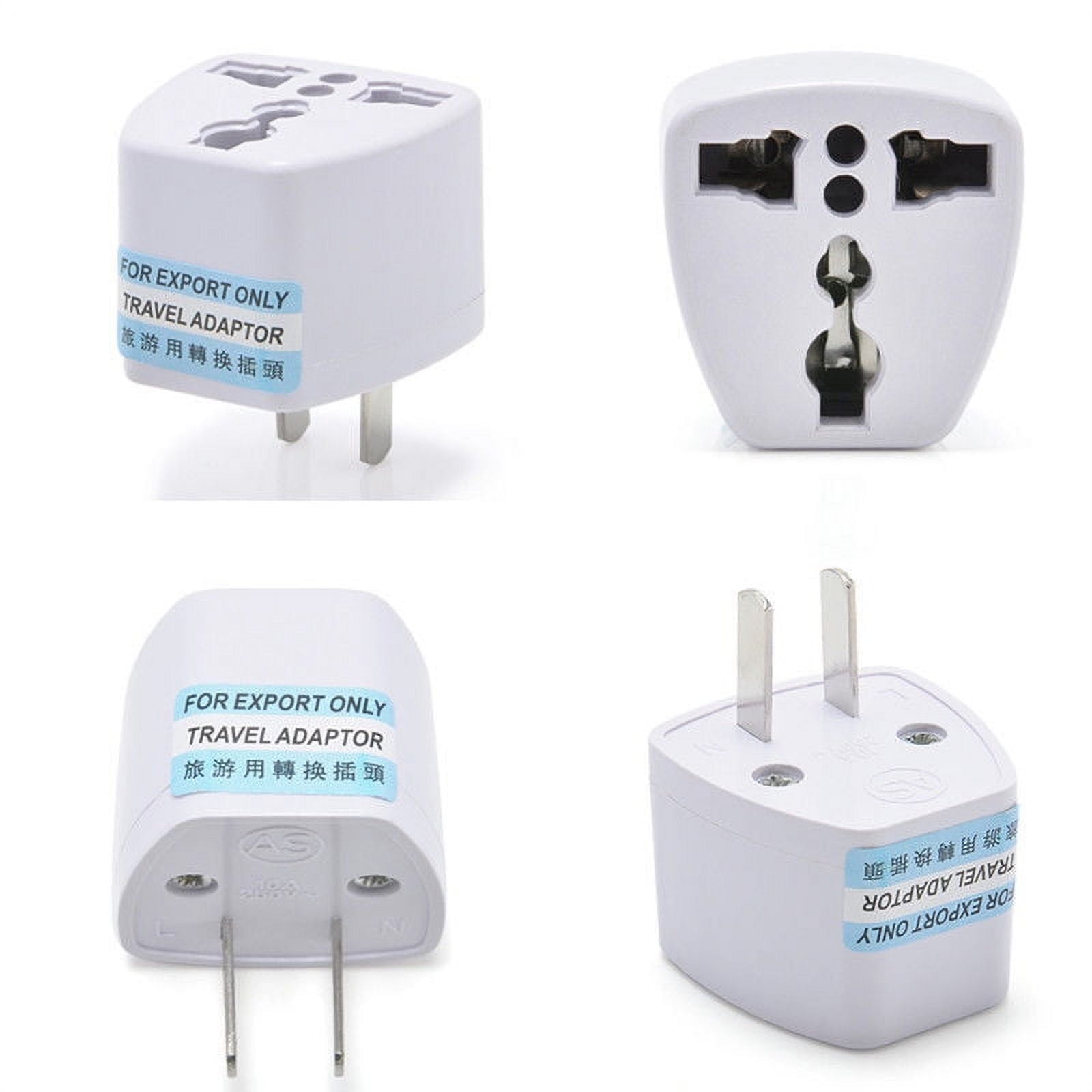 Universal EU/UK/AU to US - AC Travel Power Plug Charger Adapter ...