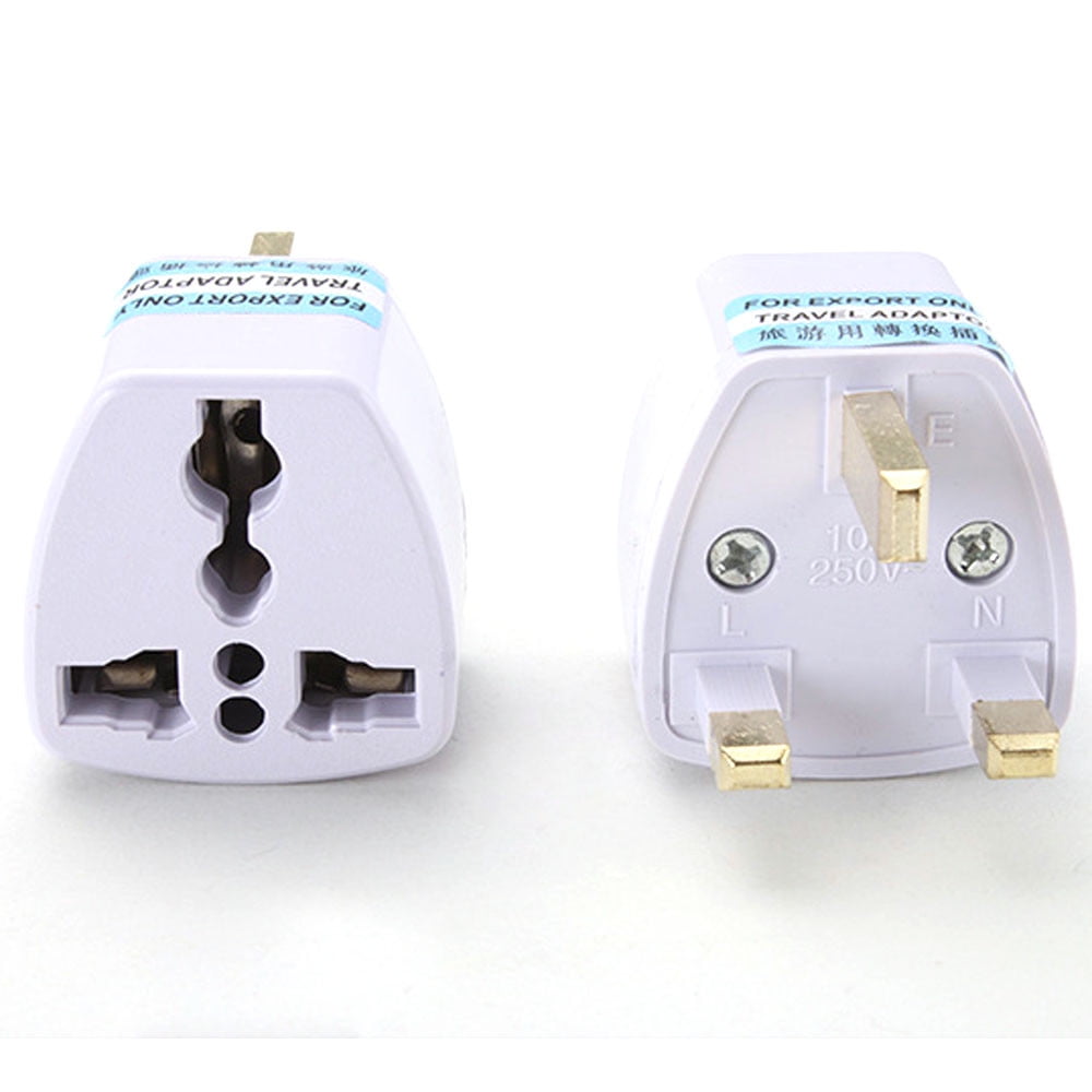 Universal EU US AU to UK Plug Travel Wall AC Power Charger Outlet ...