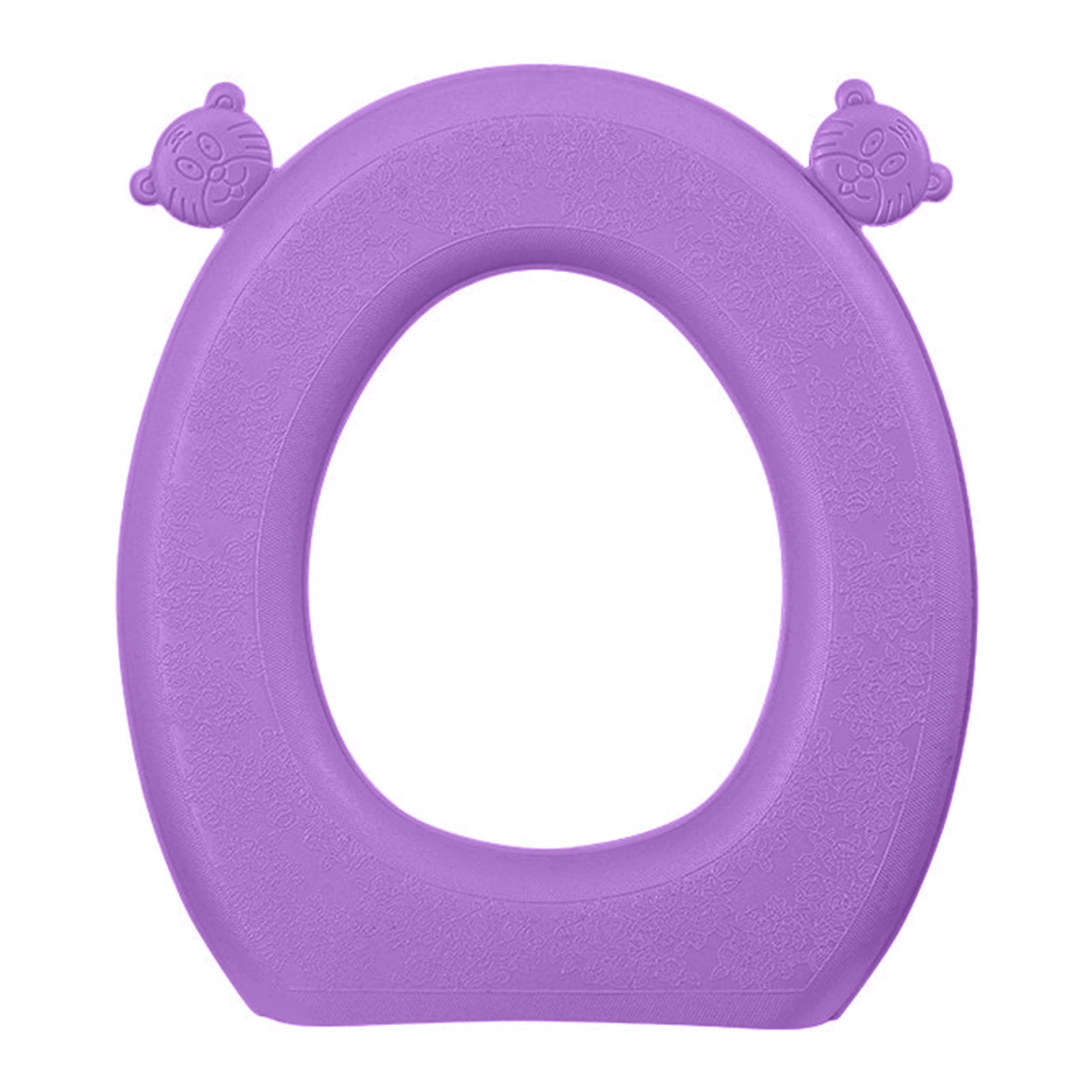 Universal EVA Sticky Cartoon Tiger Head Toilet Seat Pad Keep Warm Four ...