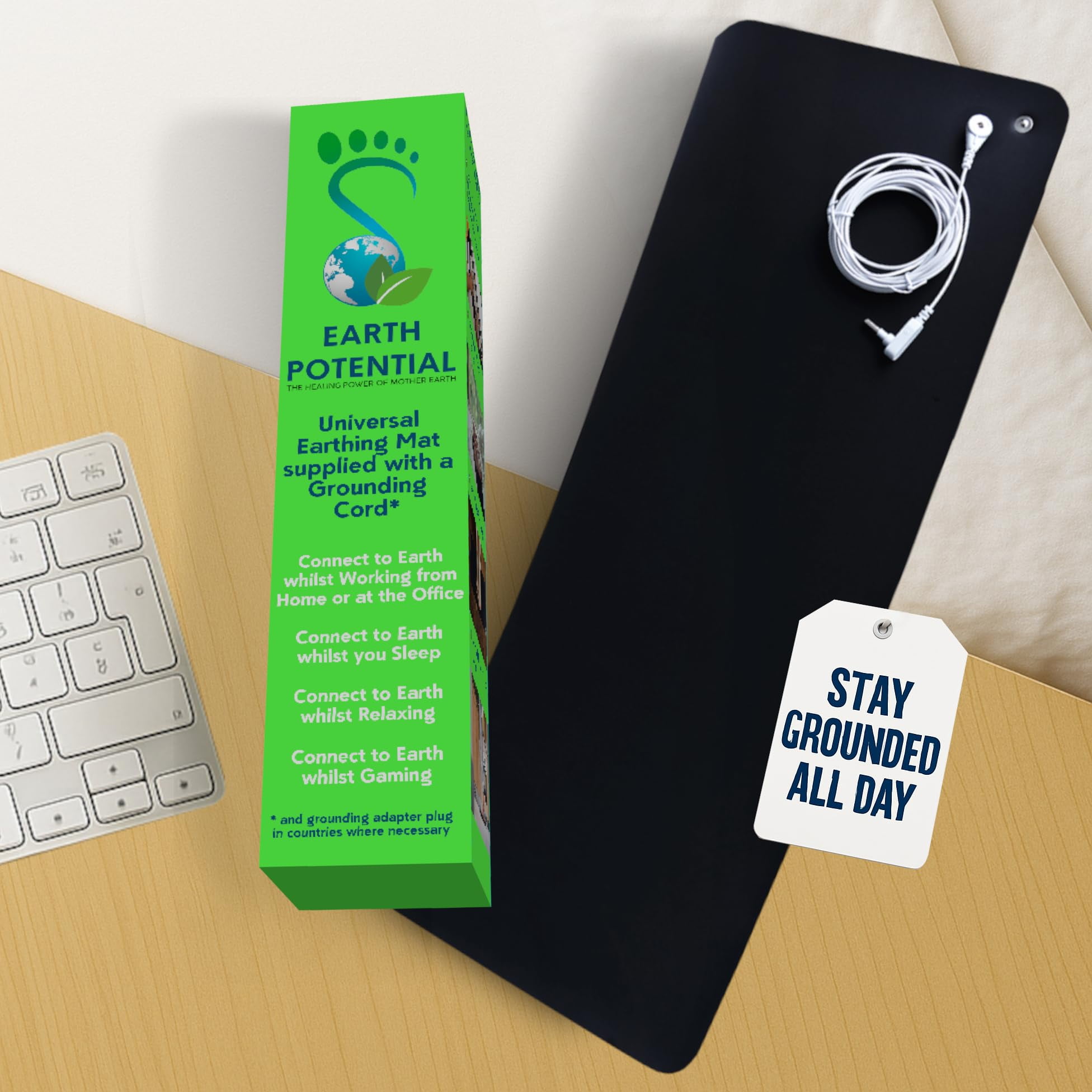 Universal Earthing Mat Supplied with a Grounding Cord and can be Used ...