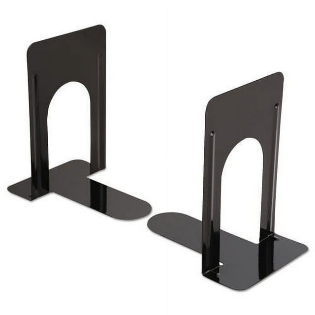 Universal Economy Bookends, 5 7/8 x 8 1/4 x 9, Heavy Gauge Steel, Black ...