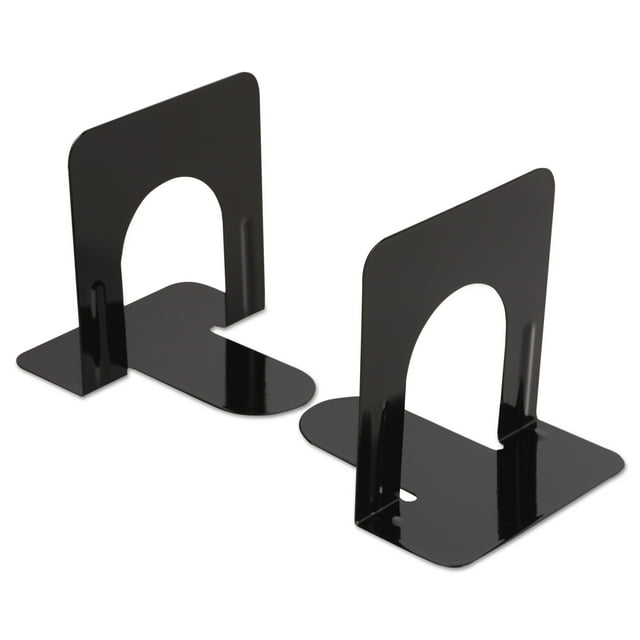 Universal Large Metal Bookends, Sturdy, Nonskid, 4 3/4 x 5 1/4 x 5 ...