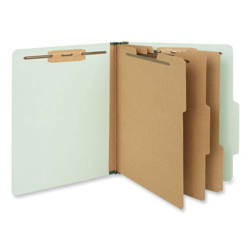 Universal Eight-Section Pressboard Classification Folders, 3" Expansion ...