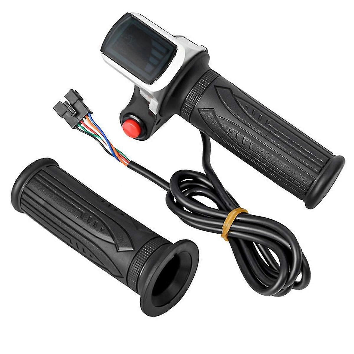 Universal Electric Bike Throttle With Lcd Display Handle Throttle For ...