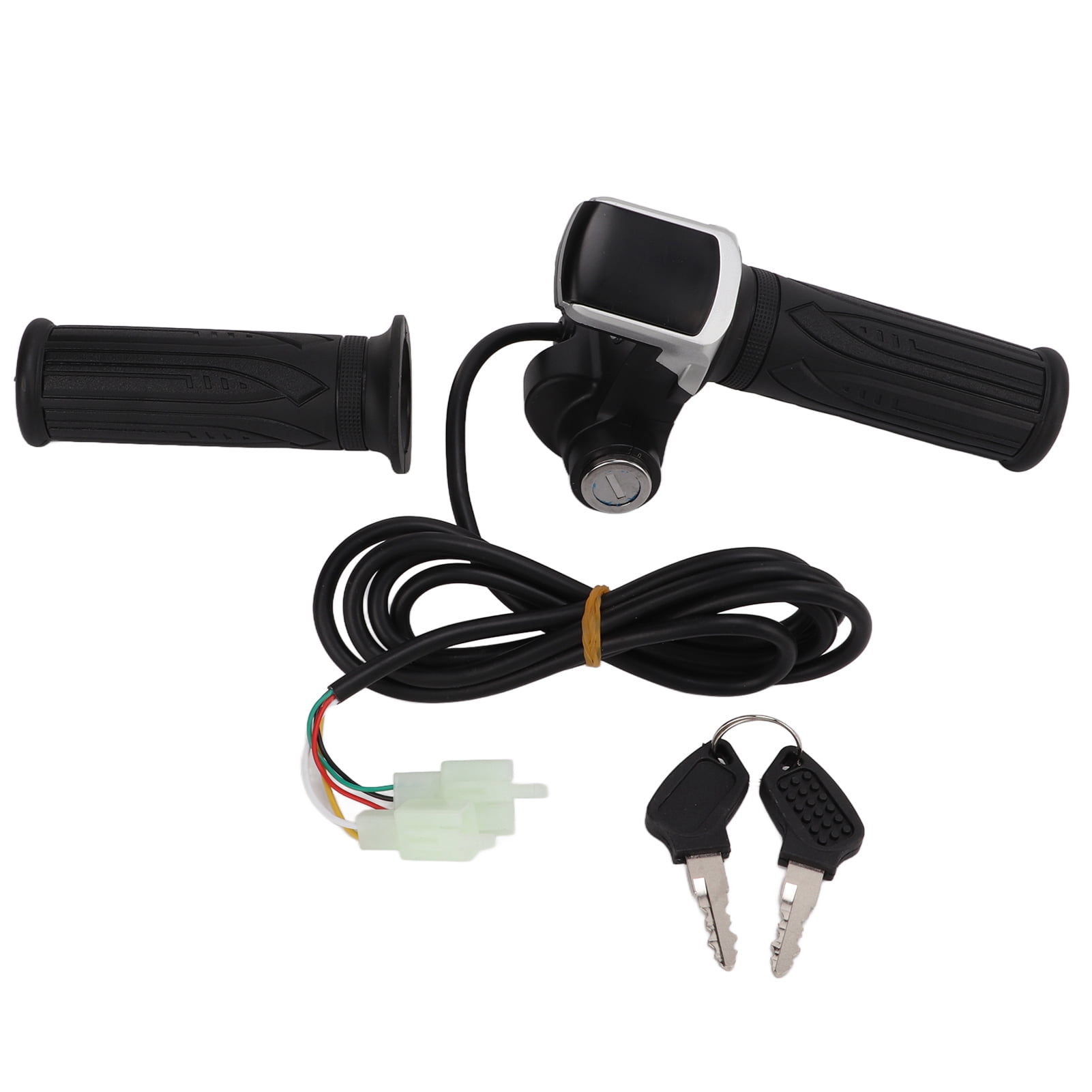 Universal Electric Bike Twist Throttle Grip 24V Power LED Display ...