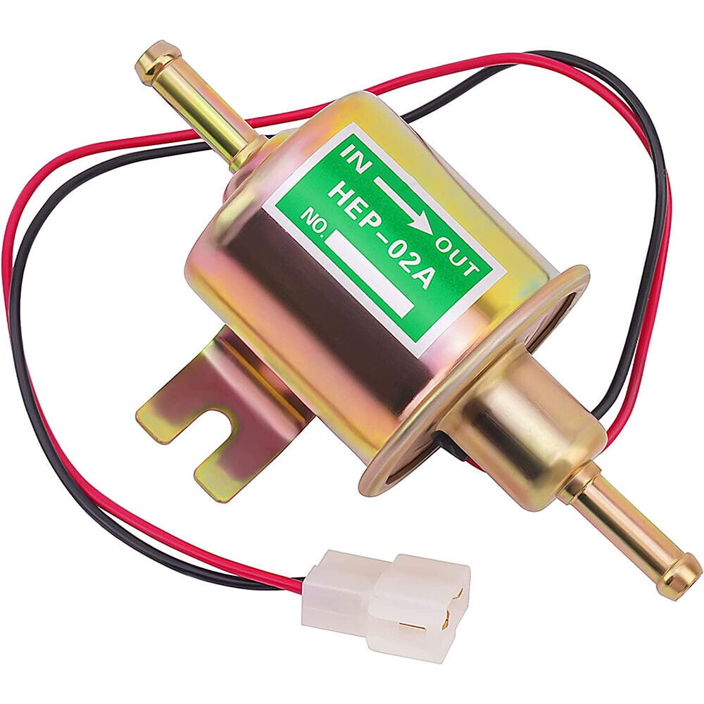 Universal Electric Fuel Pump HEP-02A 4-7PSI 24V Inline Low Pressure Gas ...