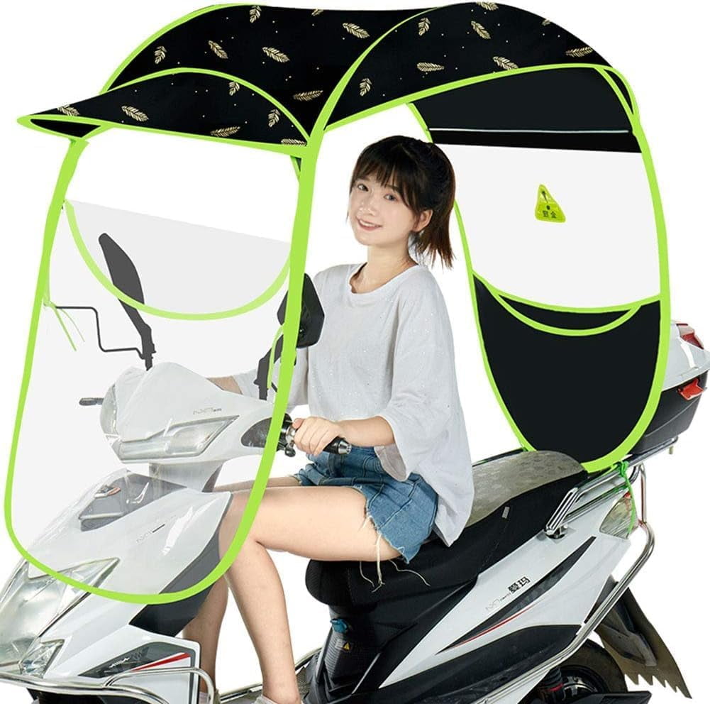 Universal Electric Motorcycle Rain Cover Canopy Awning,Rainproof ...