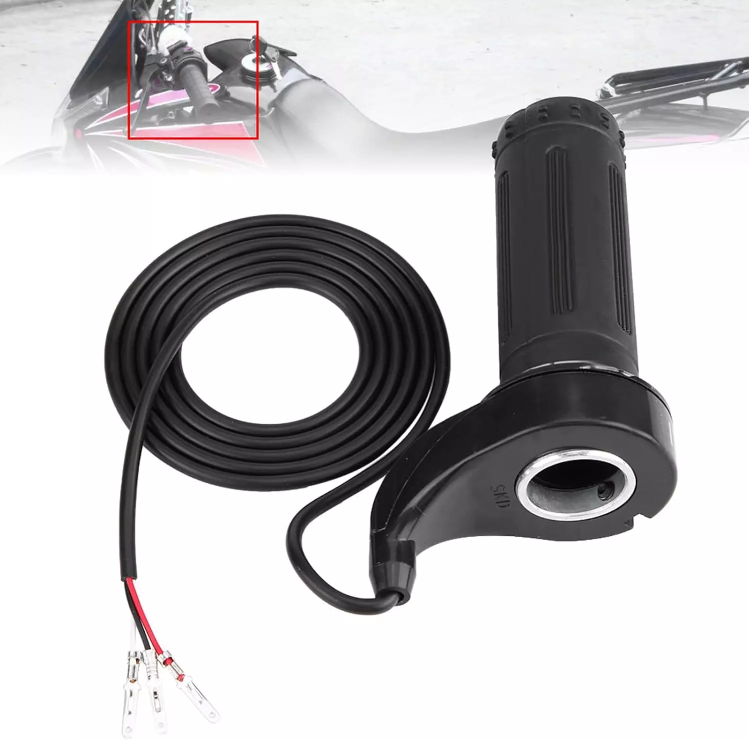 Universal Electric Scooter Speed Throttle Grip Handlebar For Bike E ...