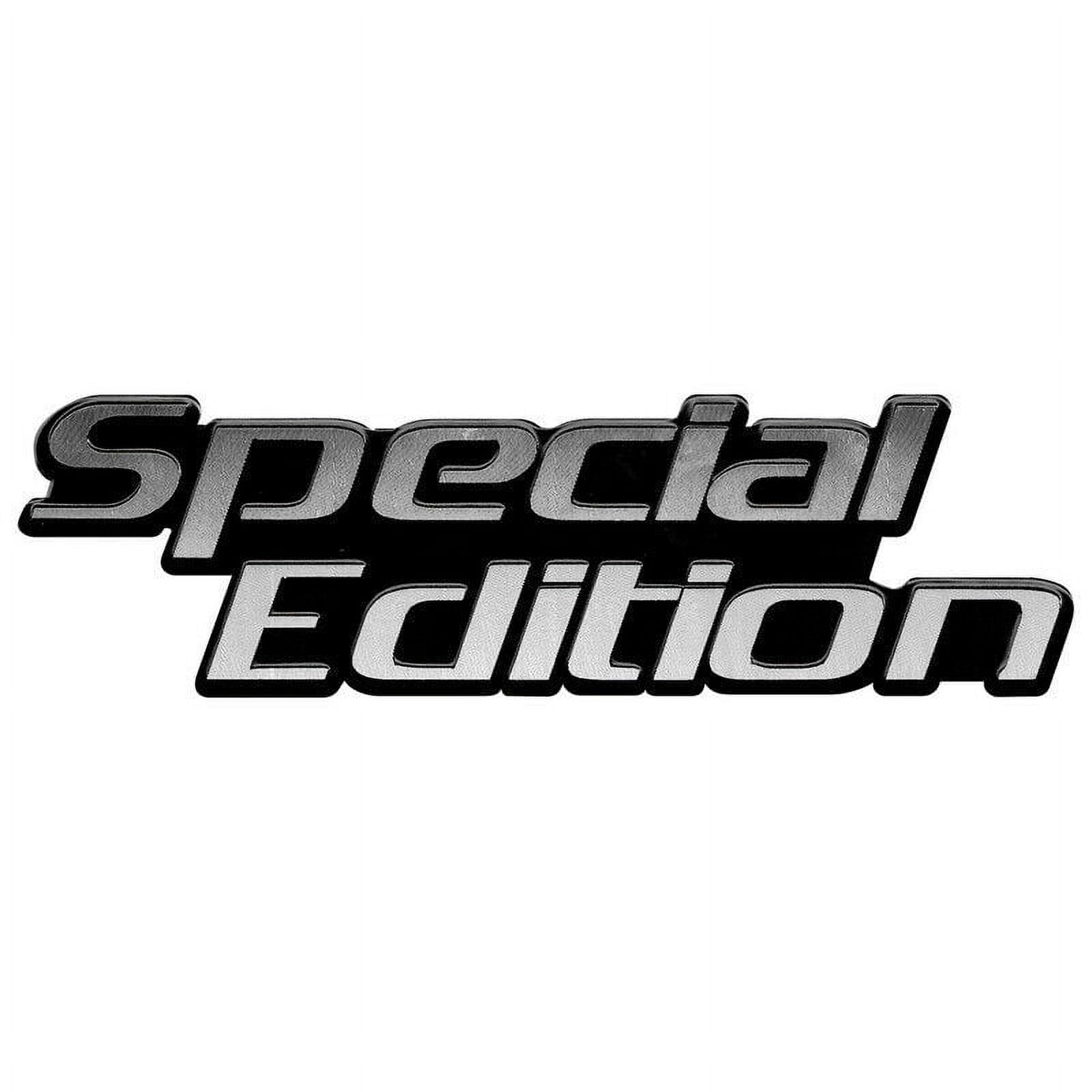 Universal Emblem Badge Decal Sticker Special Edition Aluminum 7" x 2 ...