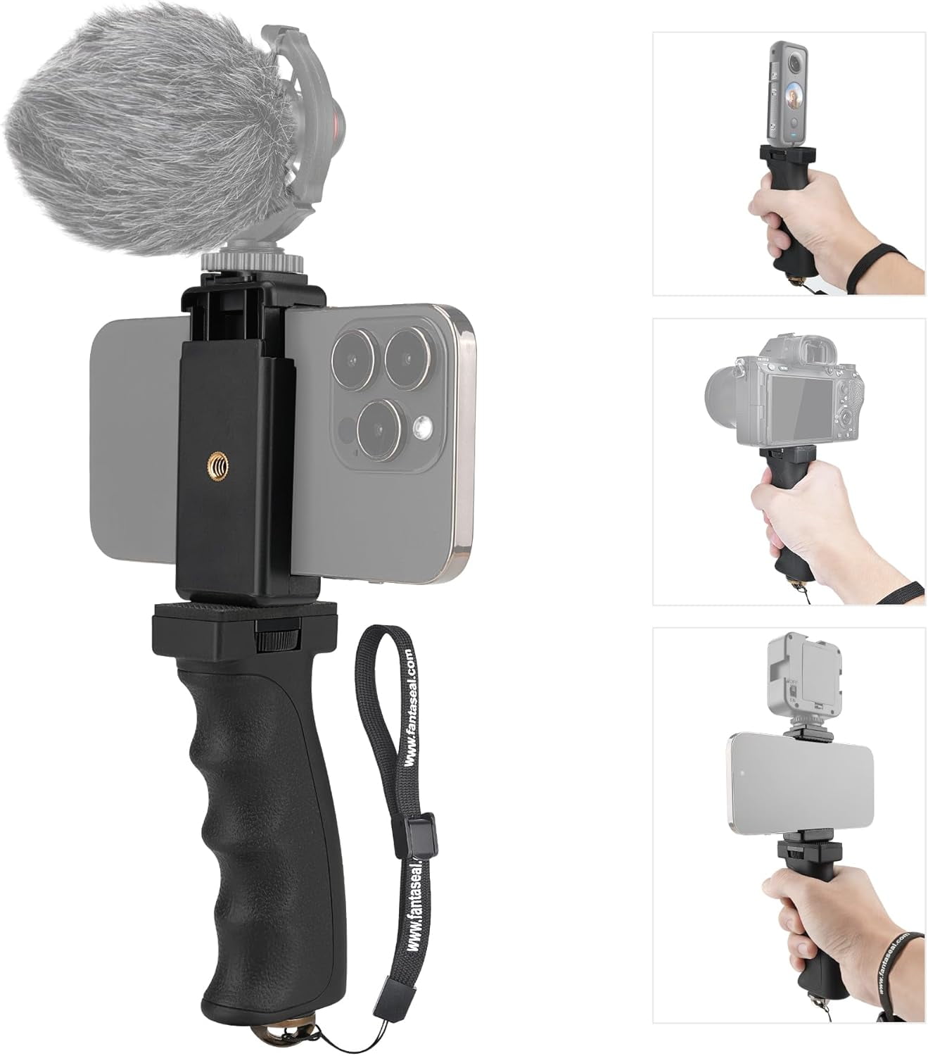 Universal Ergonomic Anti-F Mobile Phone Smartphone Handle Stabilizer ...