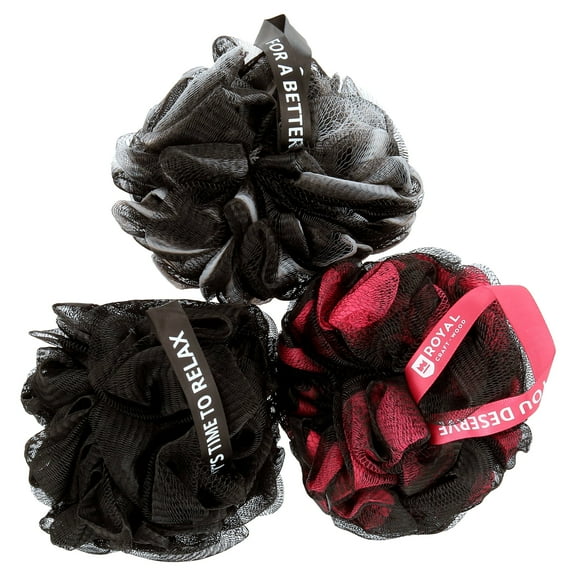 Fu997 12 Pcs Christmas Bath Loofah Sponge Red Green Loofah Exfoliating ...