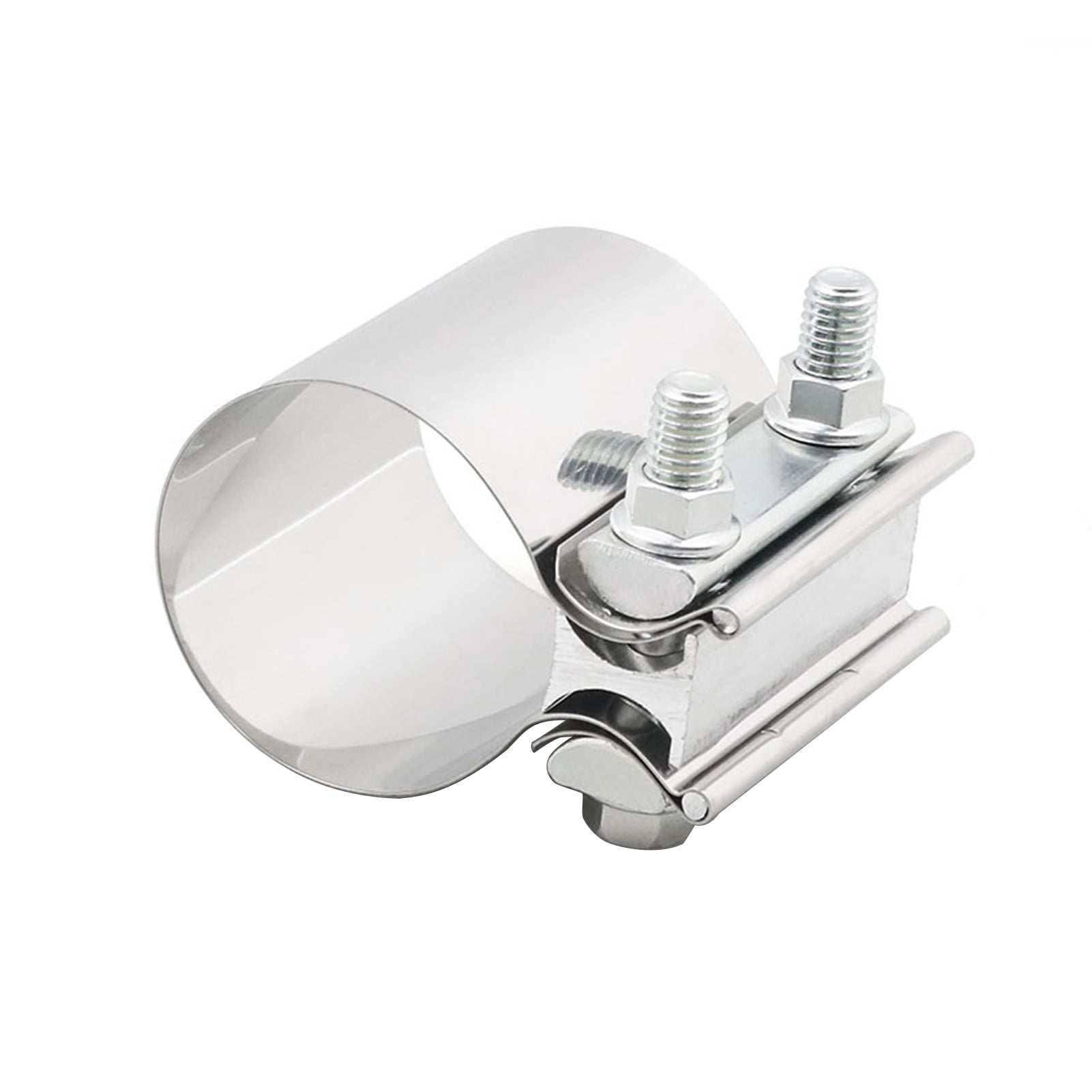 Universal Exhaust Clamp - No Welding, I-Block Anti-Rust Stainless Steel ...