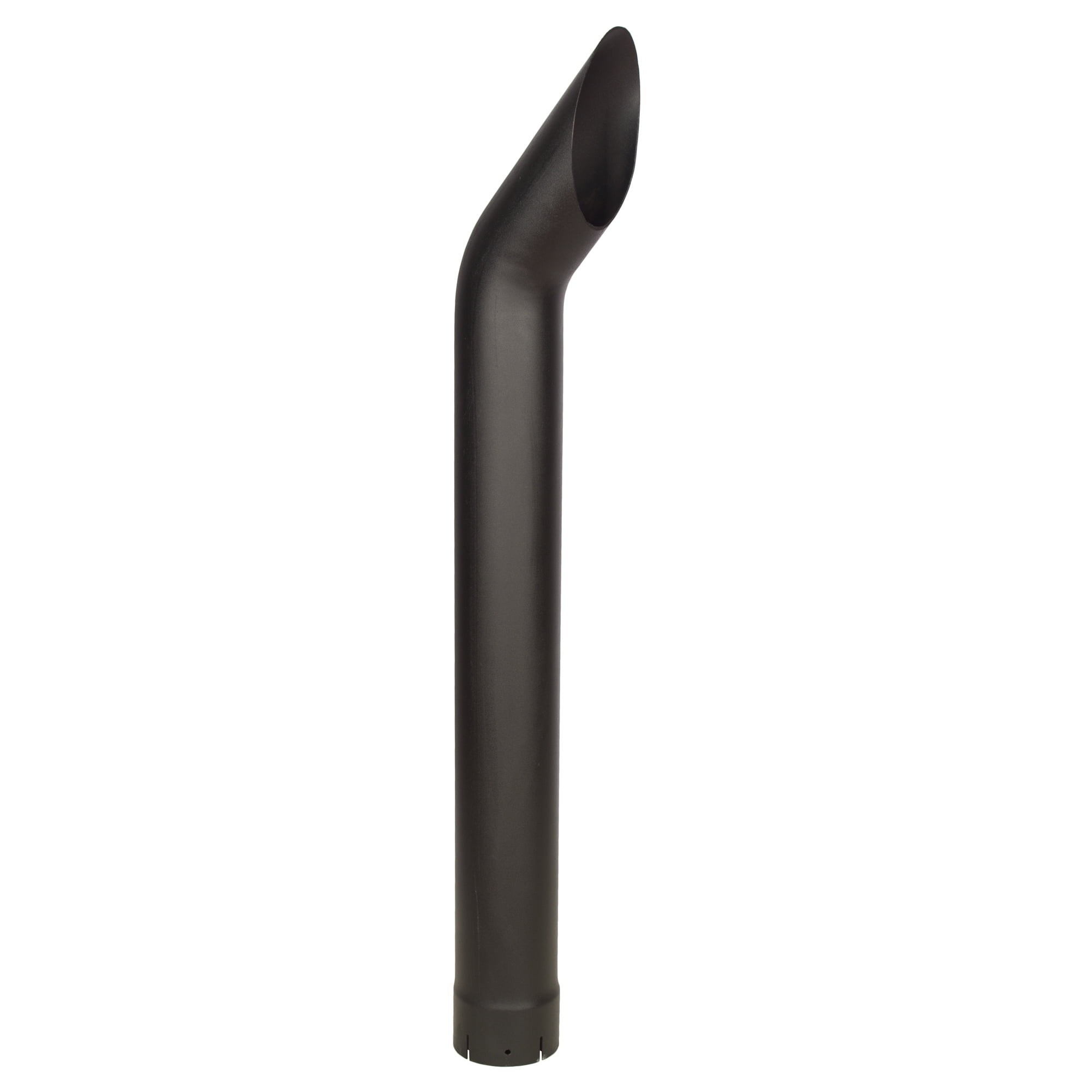 Universal Exhaust Stack Bended End Pipe Curved-Black 5" x 48" for ...