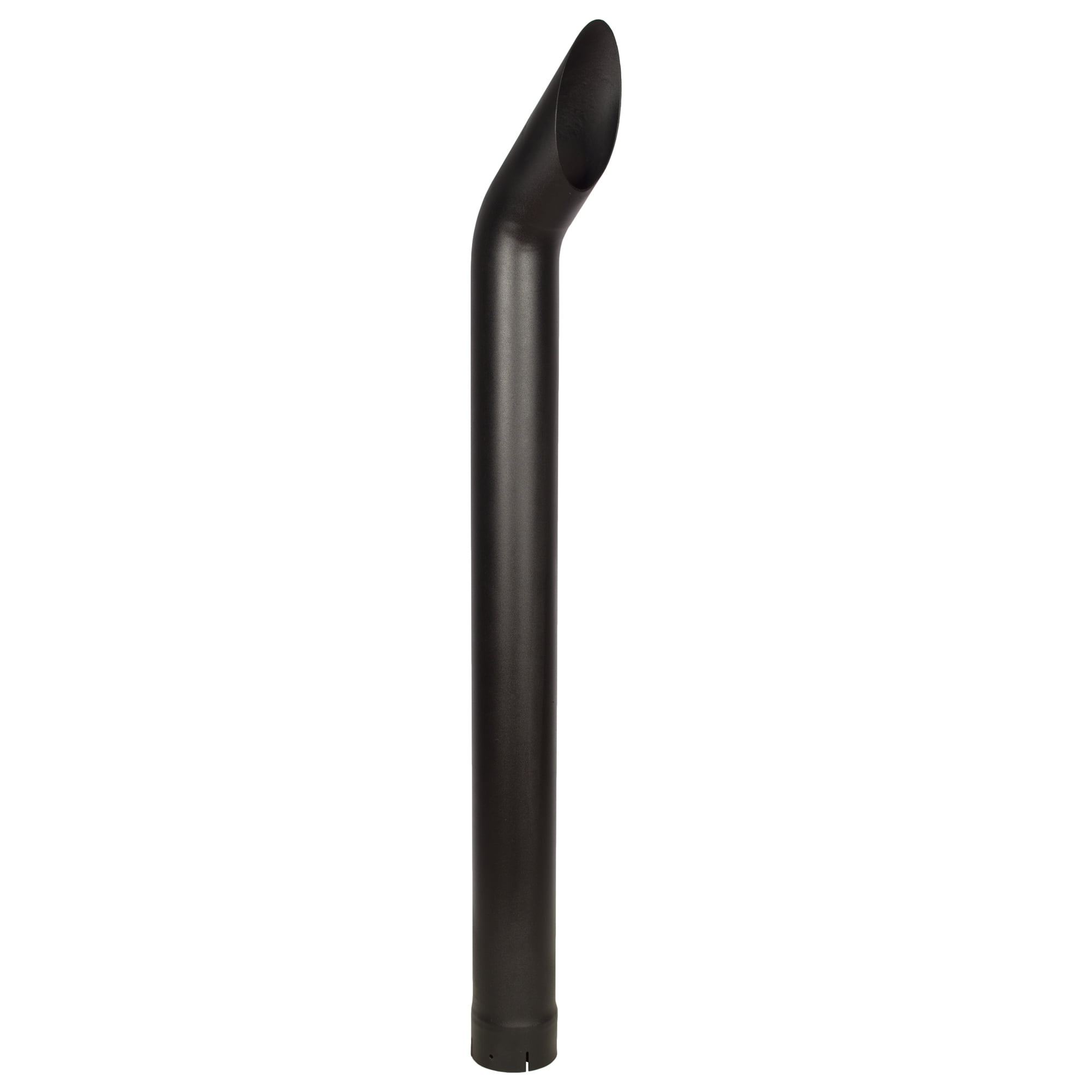 Universal Exhaust Stack Bended End Pipe Curved-Black 5" x 60" for ...