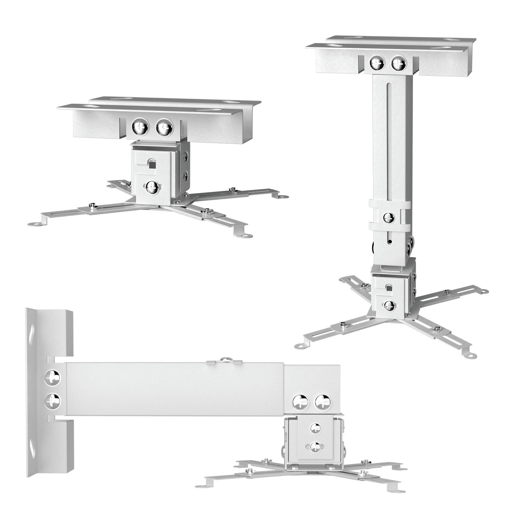 Universal Extending Ceiling Projector Mount, Adjustable Height ...