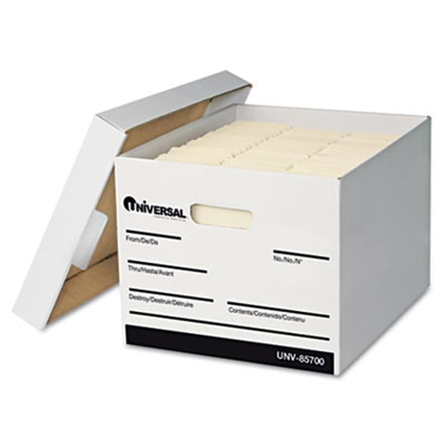 Universal Extra-Strength Storage Box w/Lid Letter/Legal 12 x 15 x 10 ...