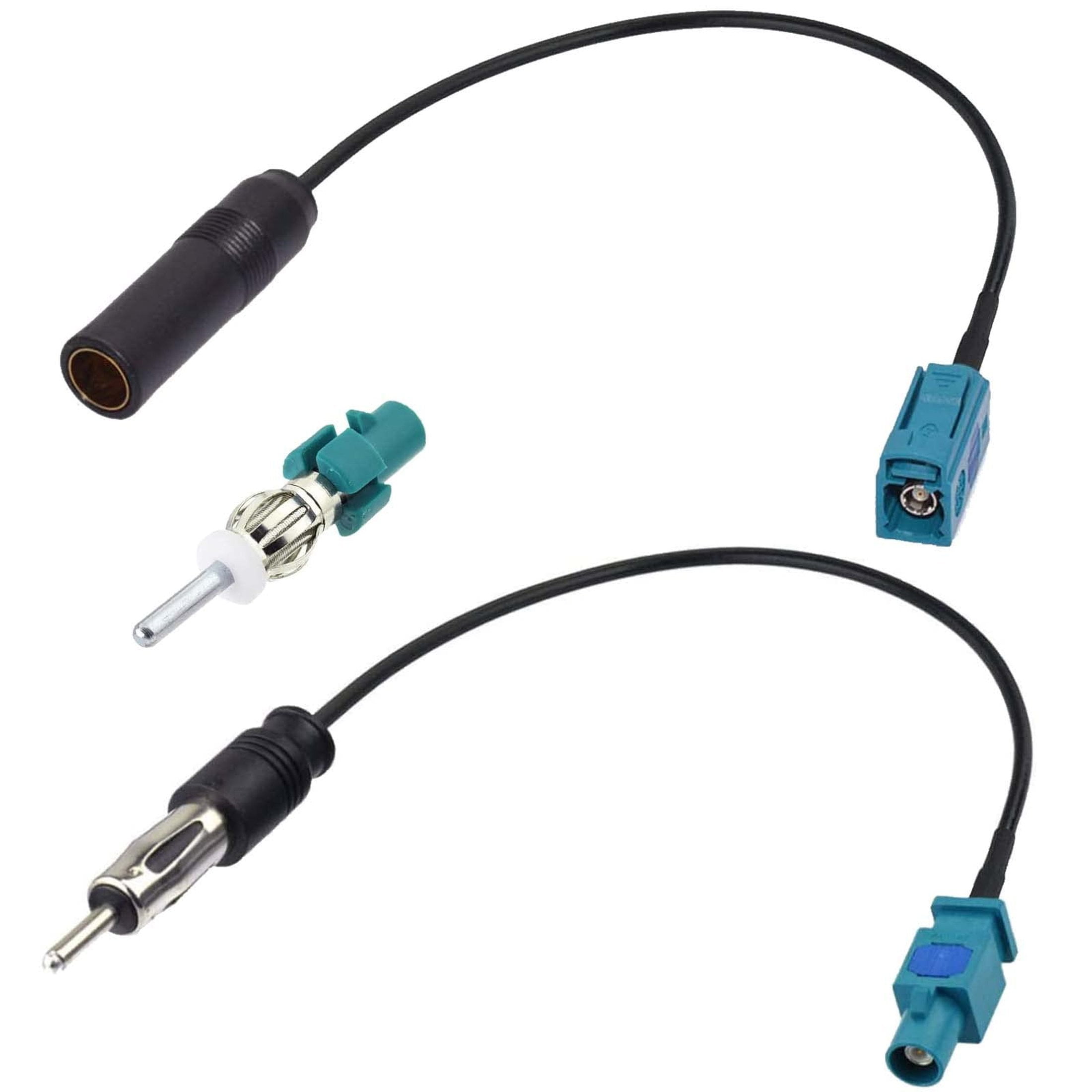 Universal Fakra Z to DIN Connector Cable for Car Stereo Audio 2-Pack - Walmart.com