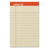 Universal Fashion Colored Perforated Note Pads, 5 x 8, Legal, Ivory, 50 ...