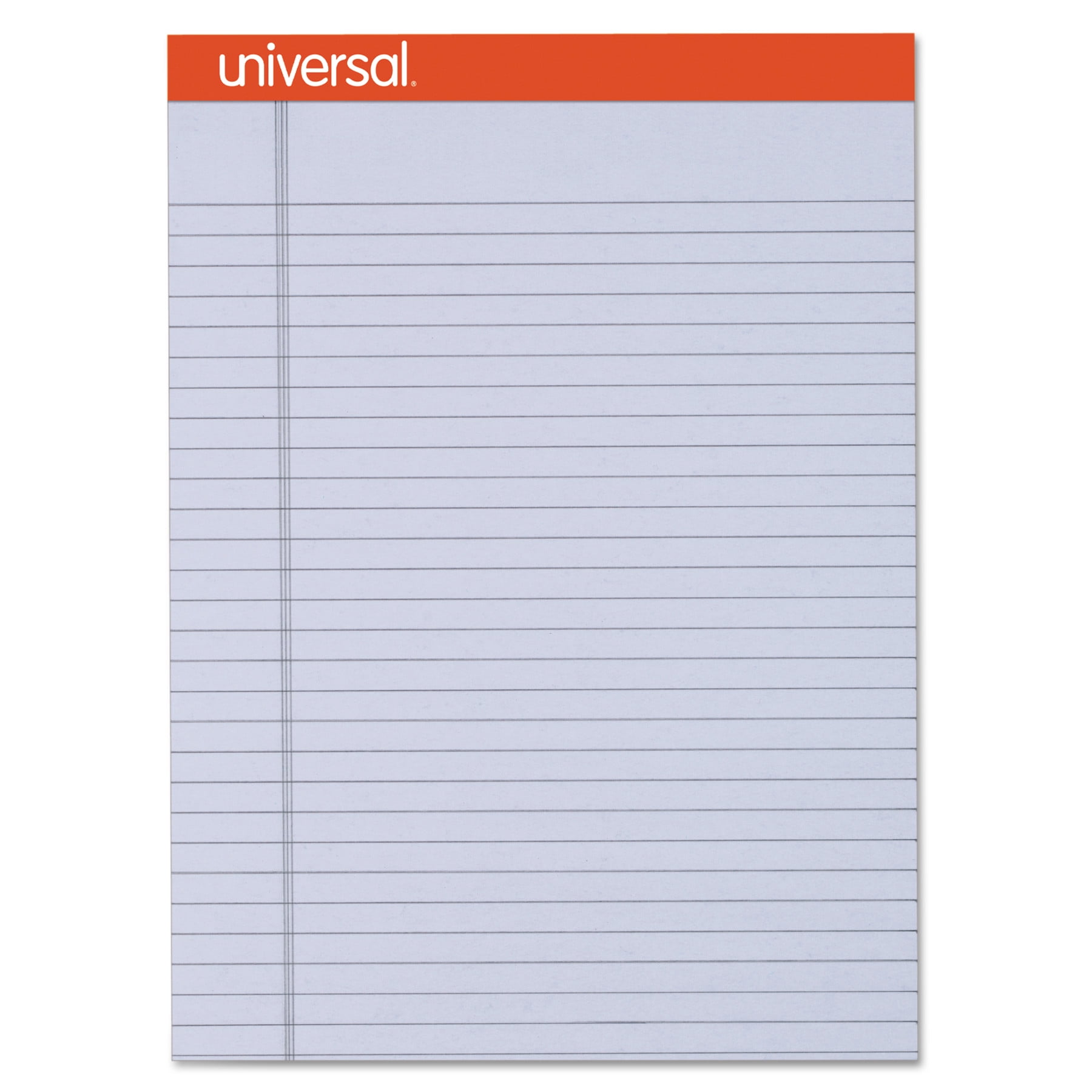 Universal Fashion Colored Perforated Note Pads, 8 1/2 x 11 3/4, Legal ...