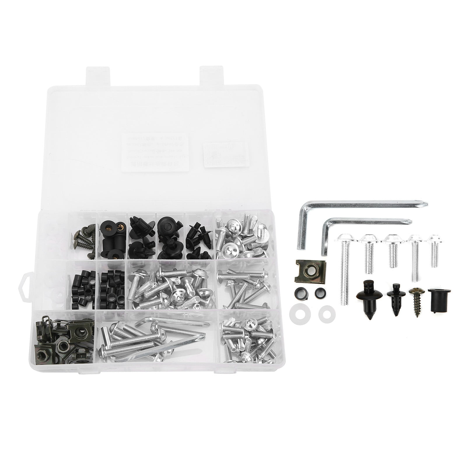 Universal Fasteners for Fairing Repair, Silver Aluminum Motorcycle ...