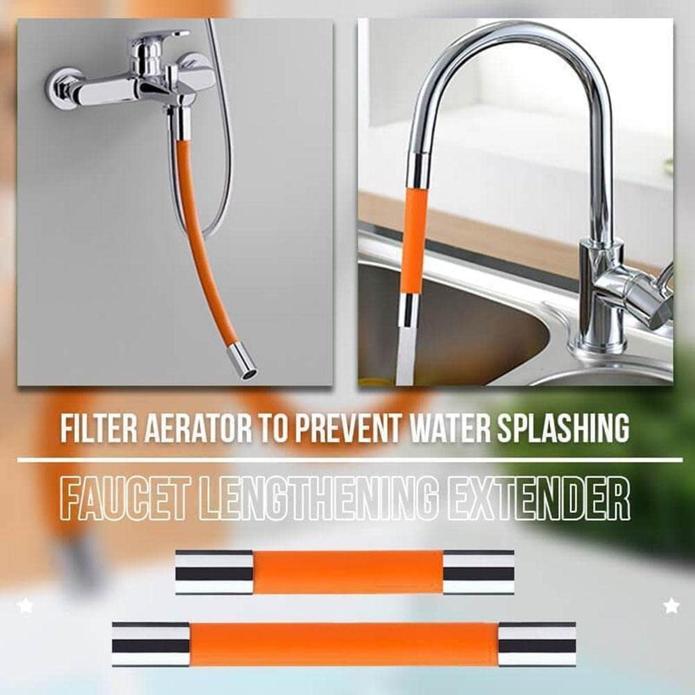 Universal Faucet Extension Tube with Aerator | 20cm Flexible Copper ...