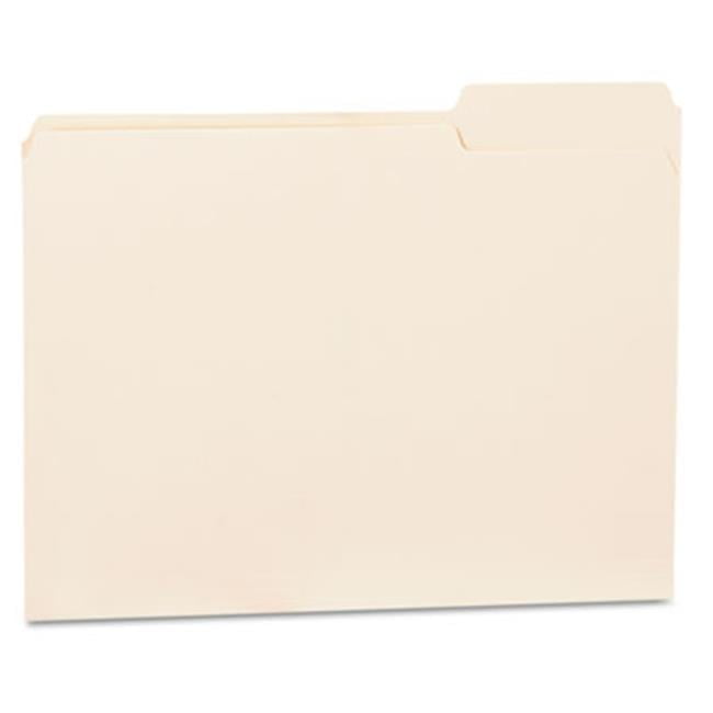Universal File Folders- 1/3 Cut 3rd Position- One-Ply Top Tab- Letter ...