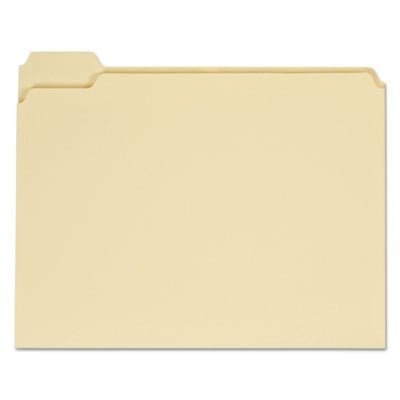 Universal File Folders, 1/5 Cut Assorted, One-Ply Top Tab, Letter ...