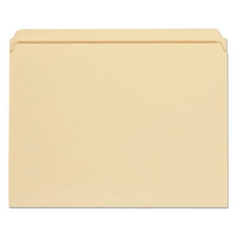 Universal Manila File Folders, Single-Ply, Straight Cut, Letter Size ...